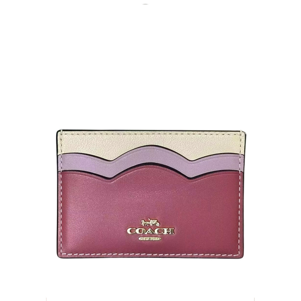 Coach Petal Card Case - Light Raspberry | Shopee Malaysia