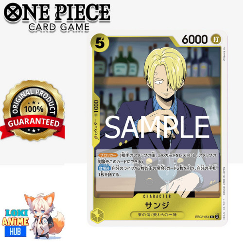 ORIGINAL Cost 5 Sanji EB02-054 Character R One Piece Card Game optcg | Shopee Malaysia