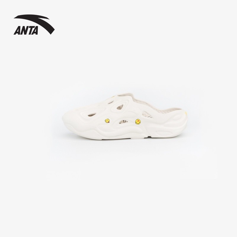 ANTA Men C37 SLIDES Slippers-White/Black (Kasut Selipar) | Shopee Malaysia