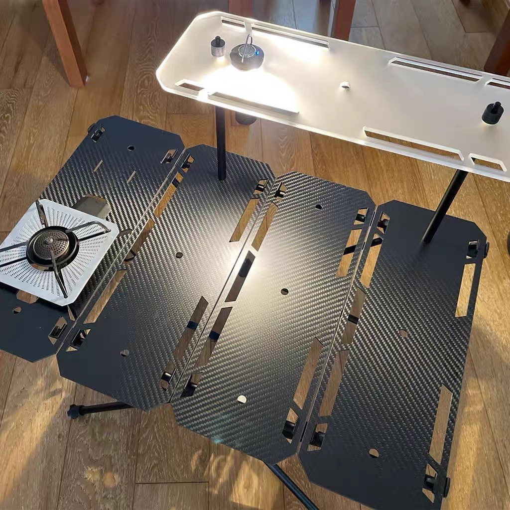 J-H/Carbon Fiber Tactical Table Outdoor Camping Folding Table ...