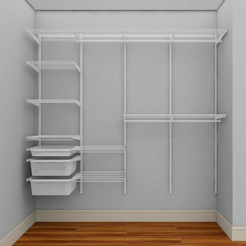 J-H/Wardrobe Steel Frame Structure Walk-in Closet Rack Frame Set ...