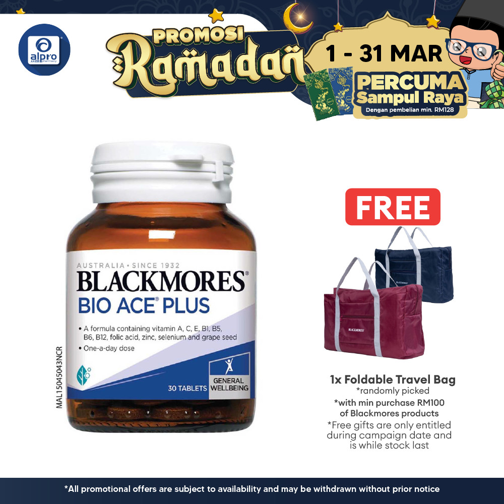 Blackmores Bio Ace Plus (30s) multi vitamin | Shopee Malaysia
