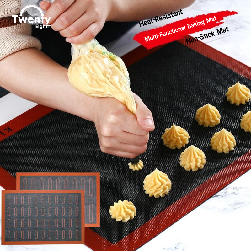 Perforated Silicone Baking Mat Non-Stick Oven Sheet Liner Bakery Tool ...