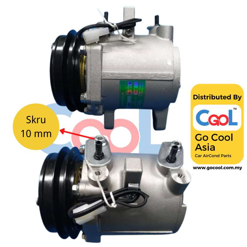 PERODUA KANCIL KENARI DENSO SV06E MODIFIED TO MSC60 (NEW) COMPRESSOR PK ...
