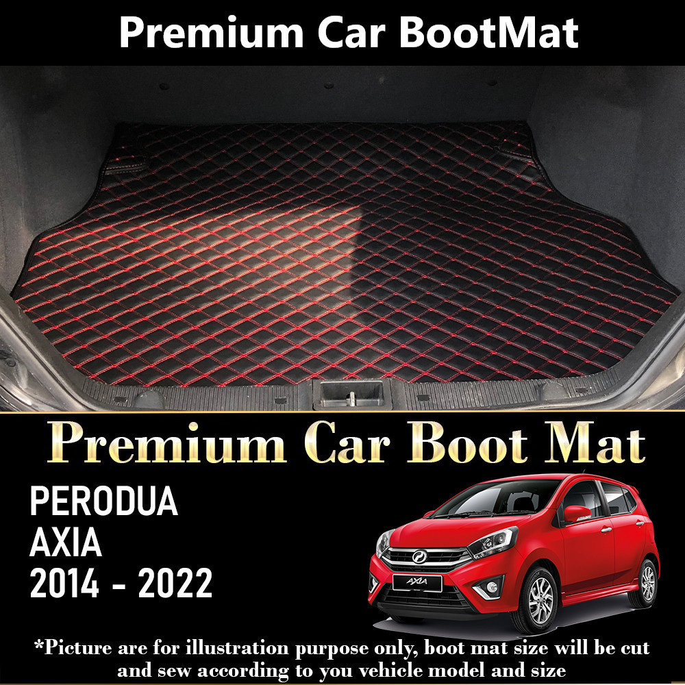 PERODUA AXIA 2014 2015 2016 2017 2018 2019 2020 2021 2022 Boot Mat Car ...