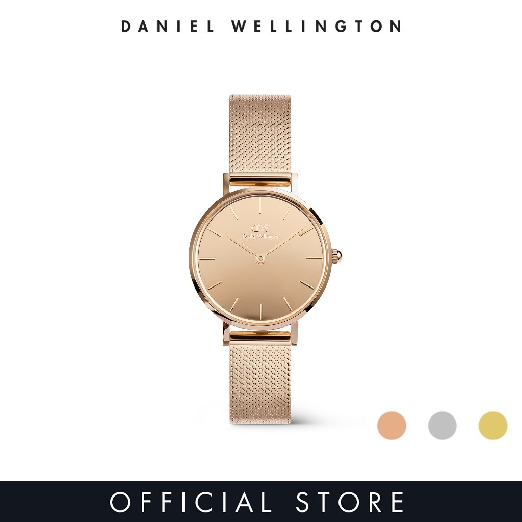 Daniel Wellington Petite Reflection 28mm Rose Gold / Silver / Gold ...