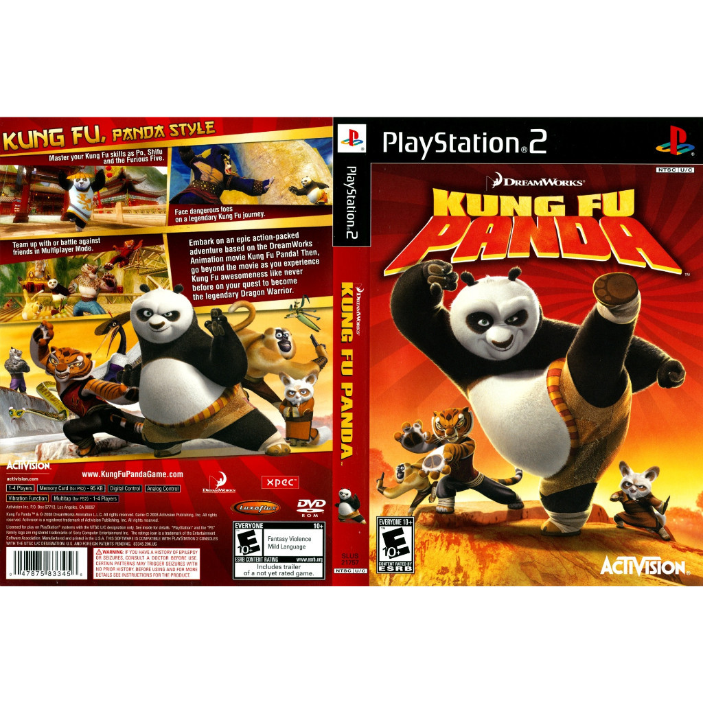 PS2 DVD Games Collection Kung Fu Panda | Shopee Malaysia