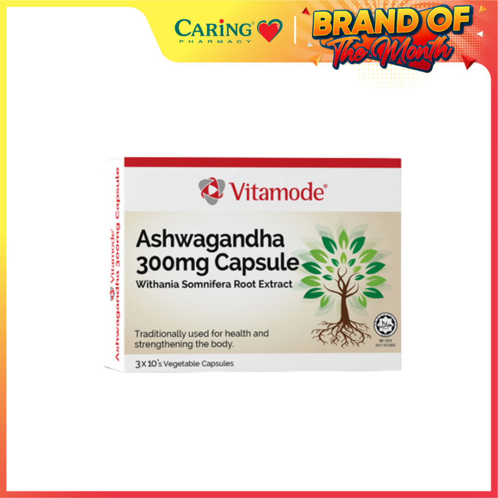 VITAMODE ASHWAGANDHA CAPSULE 300MG 30S | Shopee Malaysia