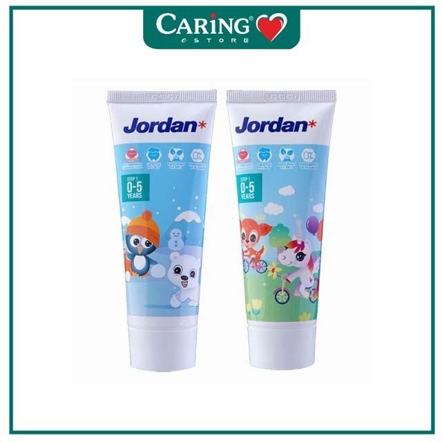 JORDAN BABY MILD STRAWBERRY TOOTHPASTE STEP 1 (0-5 YEARS) 75G | Shopee ...