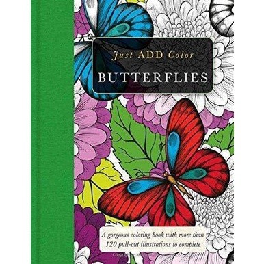 (BX) Just Add Color Butterflies (ISBN:9781438008066) | Shopee Malaysia