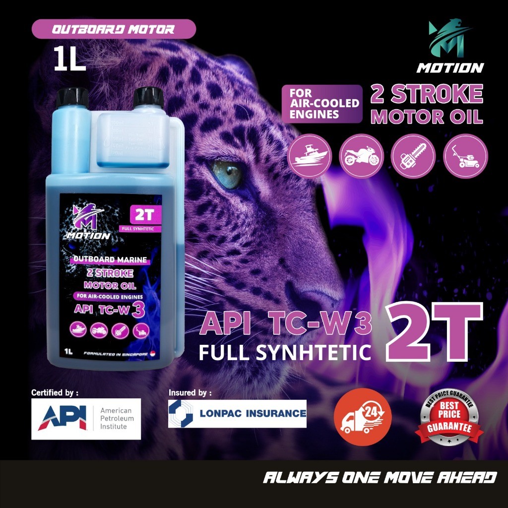 Motion Outboard Marine 2T Fully Synthetic Motor Oil (For Air-Cooled ...