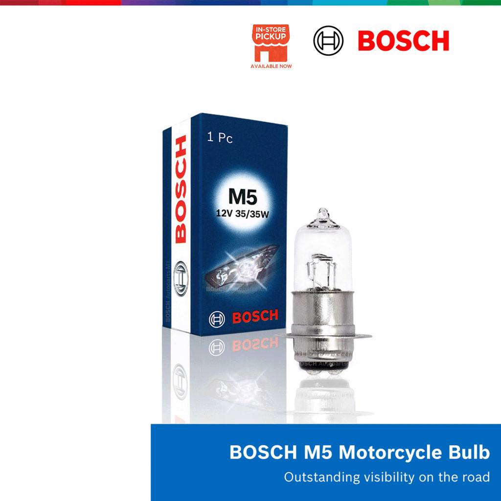 Bosch M5 (T19) Motorcycle Bulb P15D-25-1 Mentol Motor | Shopee Malaysia
