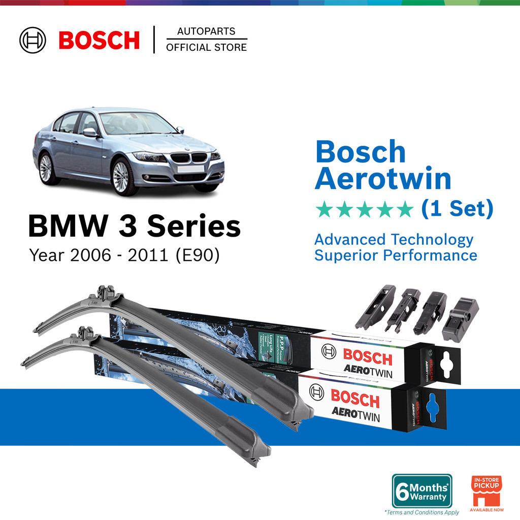 Bosch Aerotwin Plus Multi Clip Wiper Set for BMW 3 Series E90 (24"/19 ...
