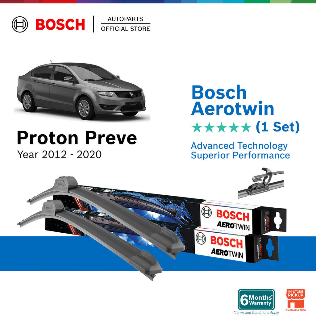 Bosch Aerotwin Retrofit U Hook Wiper Set untuk Proton Preve (24"/16") | Shopee Malaysia
