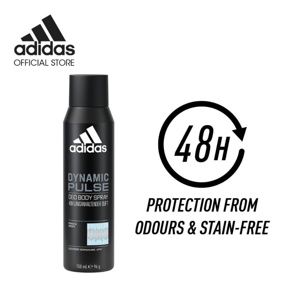 Adidas Deodorant Body Spray Dynamic Pulse (Men) 150ml - 48hrs Enduring ...
