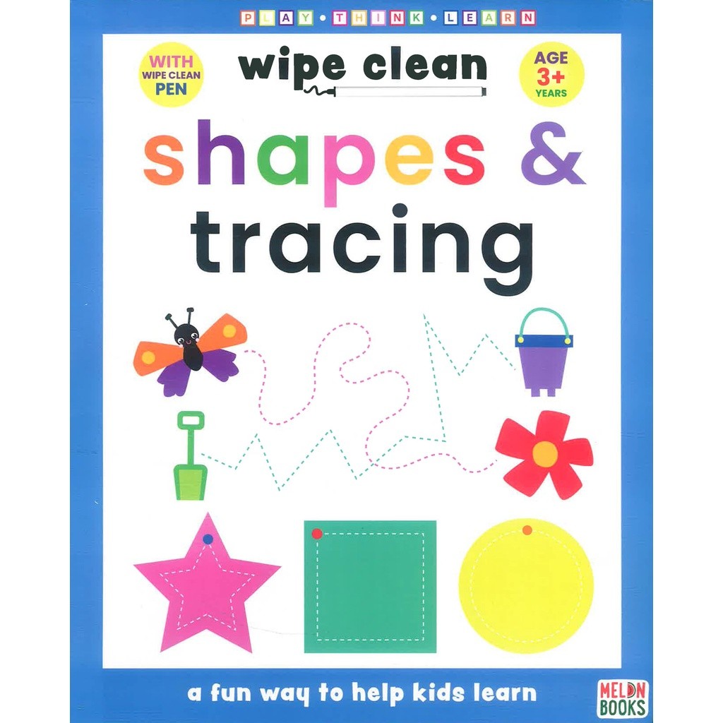 (BBW) WIPE CLEAN SHAPES & TRACING (ISBN: 9781916971332) | Shopee Malaysia