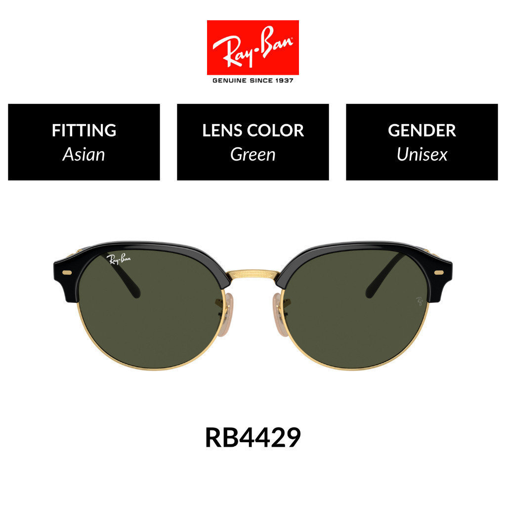 Ray-Ban - RB4429 601/31 Anti-UV Unisex Sunglasses Size 53/55mm | Shopee ...