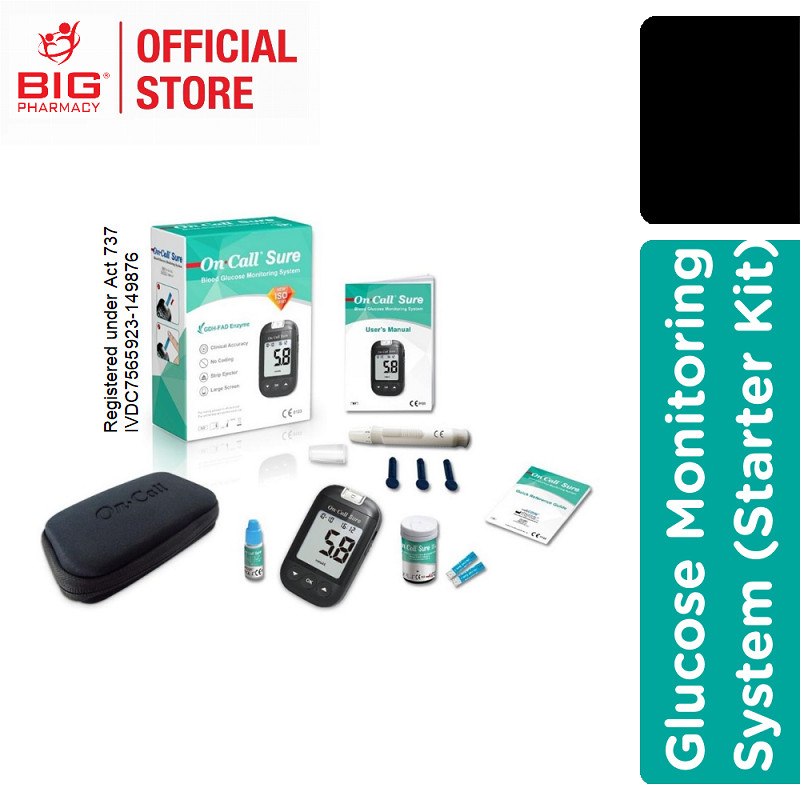 On Call Sure Sync (Bluetooth) Glucose Monitoring System (Starter Kit ...