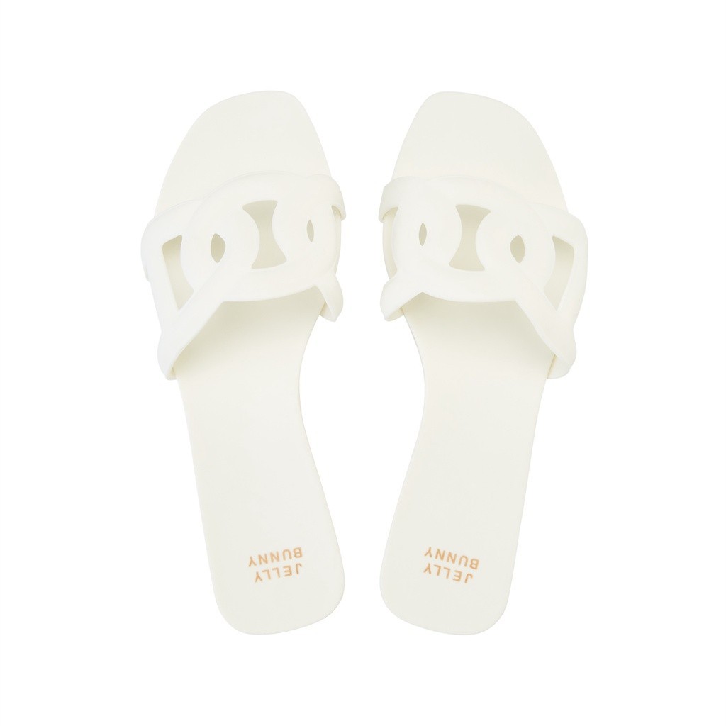 JELLY BUNNY GRASE GLIS FLATS & SANDALS B22WLSI005 WHITE | Shopee Malaysia
