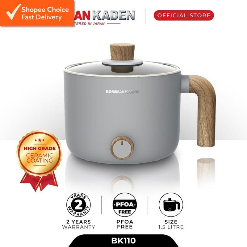 Bossman Kaden Mini Multi Cooker ChefCook Series BK110 | Periuk Elektrik Serbaguna | 多功能迷你电锅 ...
