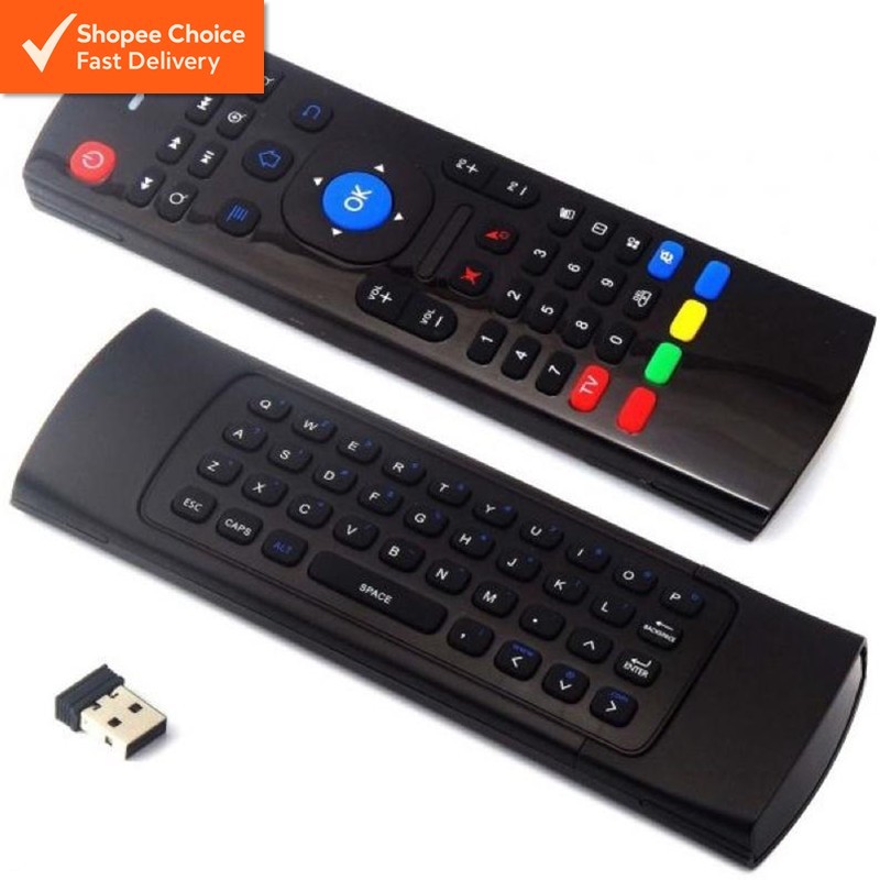 MX3 2.4G Wireless Remote Control Air Mouse Keyboard Controller for ...