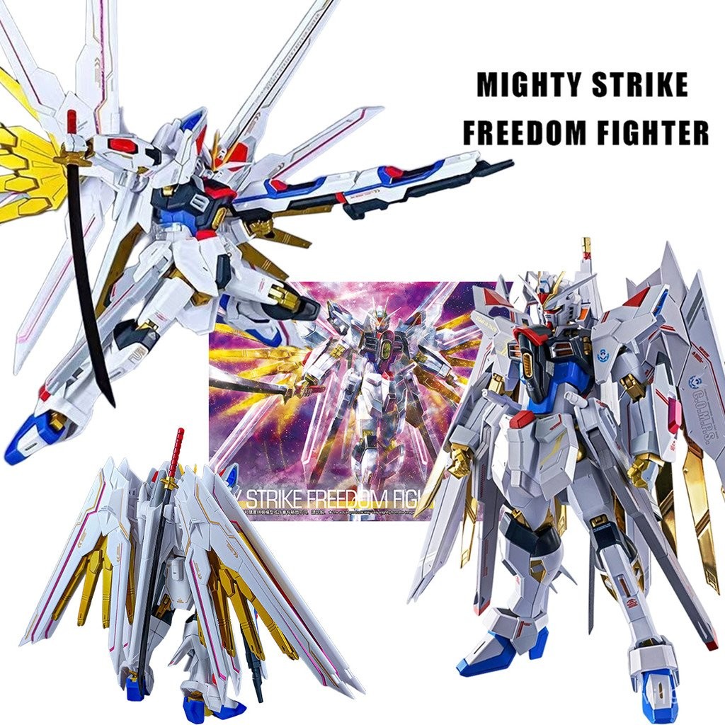 (high praise)MIGHTY STRIKE FREEDOM FIGHTER Model Toy Collection HG1/144 ...