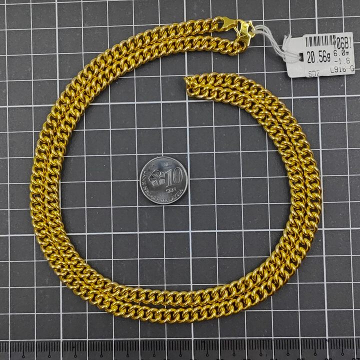 Emas916, R. Leher Gajah Hollow 0.6 cm Kt 7790 P526 67.5 | Shopee Malaysia