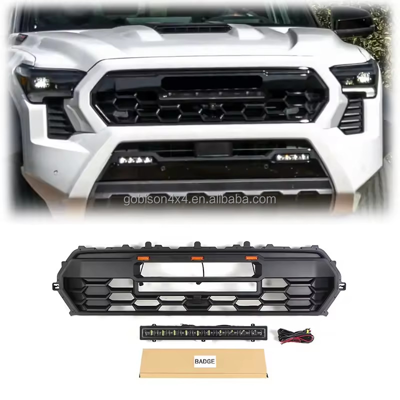 Gobison The New Factory Price TRD PRO Grill With 3 Amber Light For 2024 ...