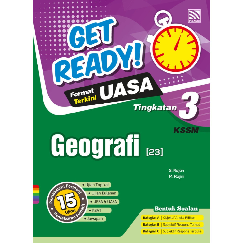 Pelangi: Get Ready: Geografi: Tingkatan 3: QC173054: 9786294705111 ...