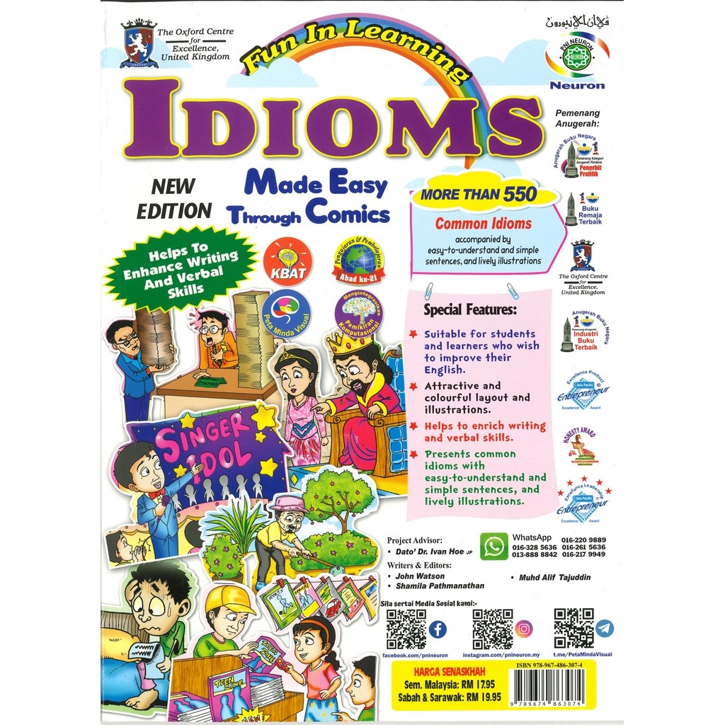 PNI Neuron: Fun In Learning: Bahasa Inggeris + English Idioms: Made ...