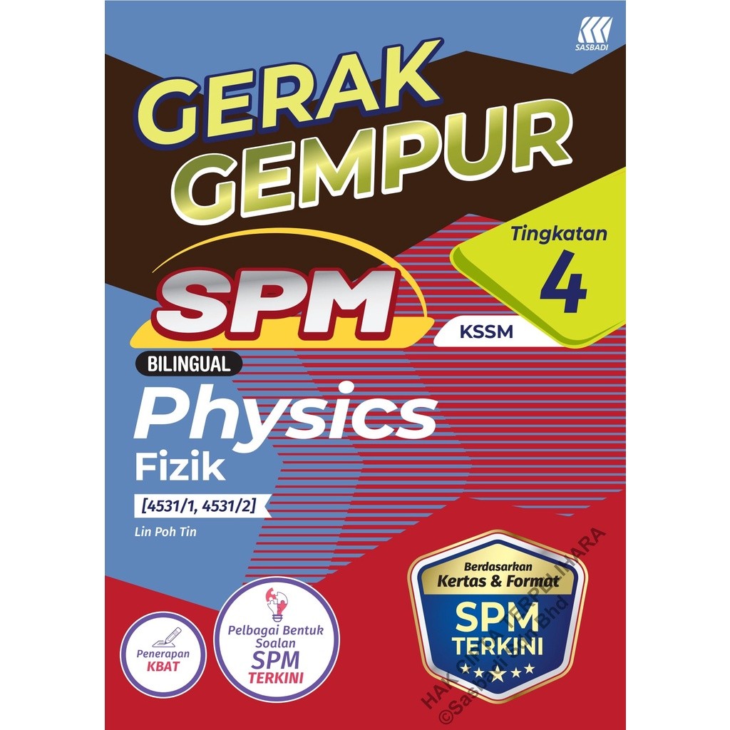 Sasbadi: Gerak Gempur: Fizik + Physics: Tingkatan + Form 4: GG23SFI4 ...
