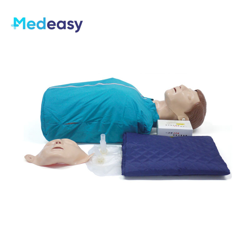 Half Body Adult CPR Manikin for First Aid CPR Training with Accessories ...