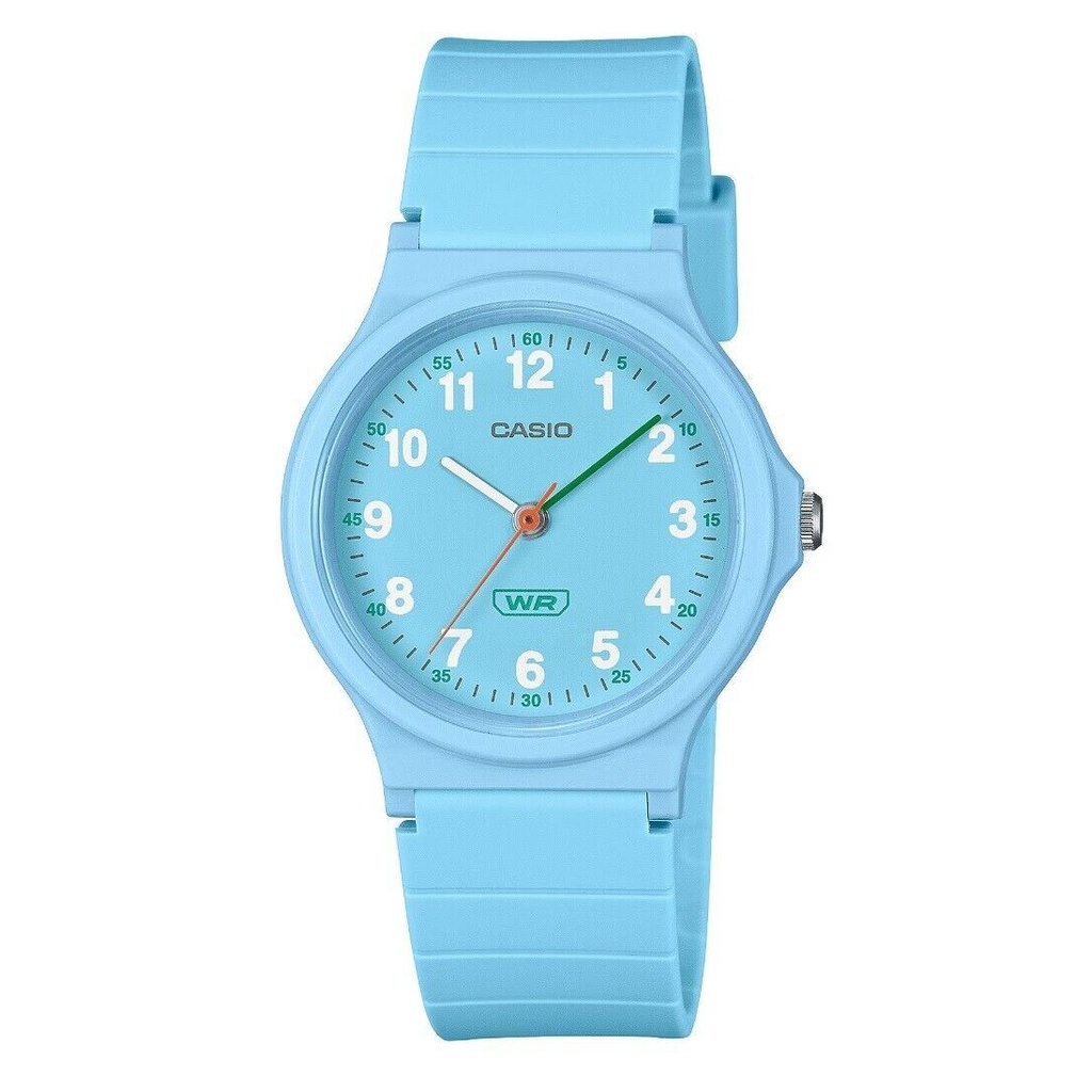 Casio LQ-24B-2B Blue Analog Lightweight Simple Quartz Classic Ladies ...