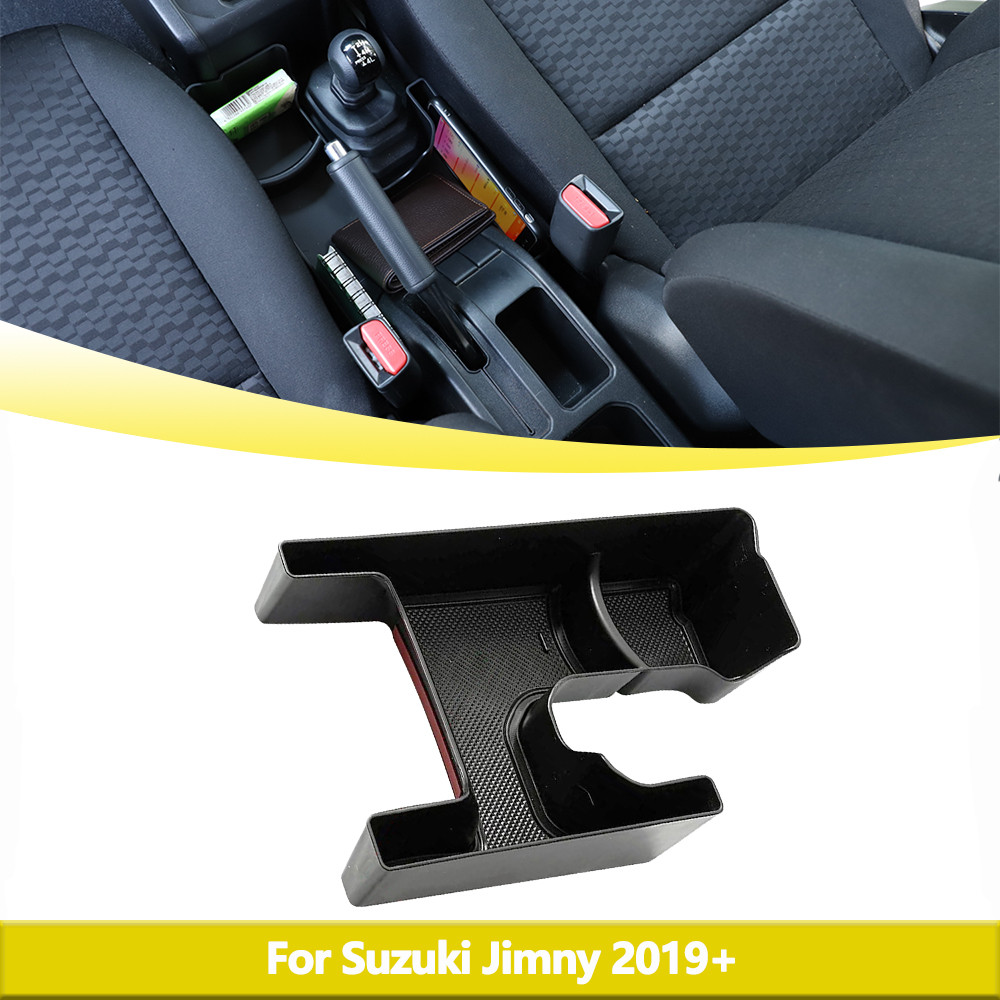 Gear Shift Sotrage Box Cup Holder Organizer Tray for Suzuki Jimny 2019-2023 4WD JB64 JB74 ...
