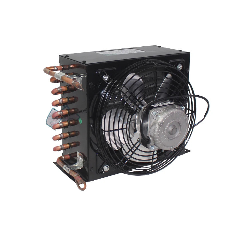 Radiator 2*8 copper tube aluminum fin wind water cooling evaporator ...