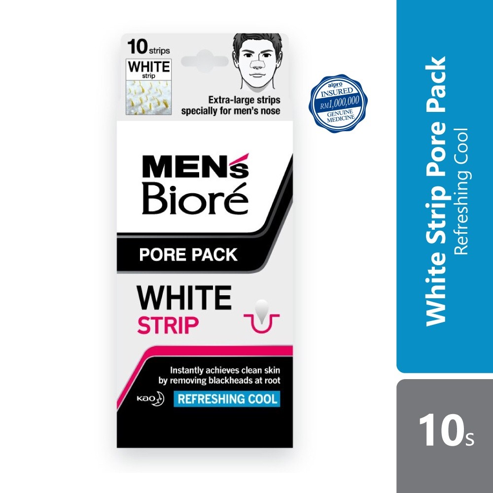 Men’s Biore Pore Pack Refreshing Cool 10s (Blackheads & Clogged Pores ...