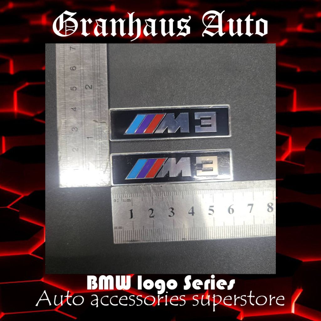 BMW M3 E46 Side Fender OEM Emblem Logo | Shopee Malaysia