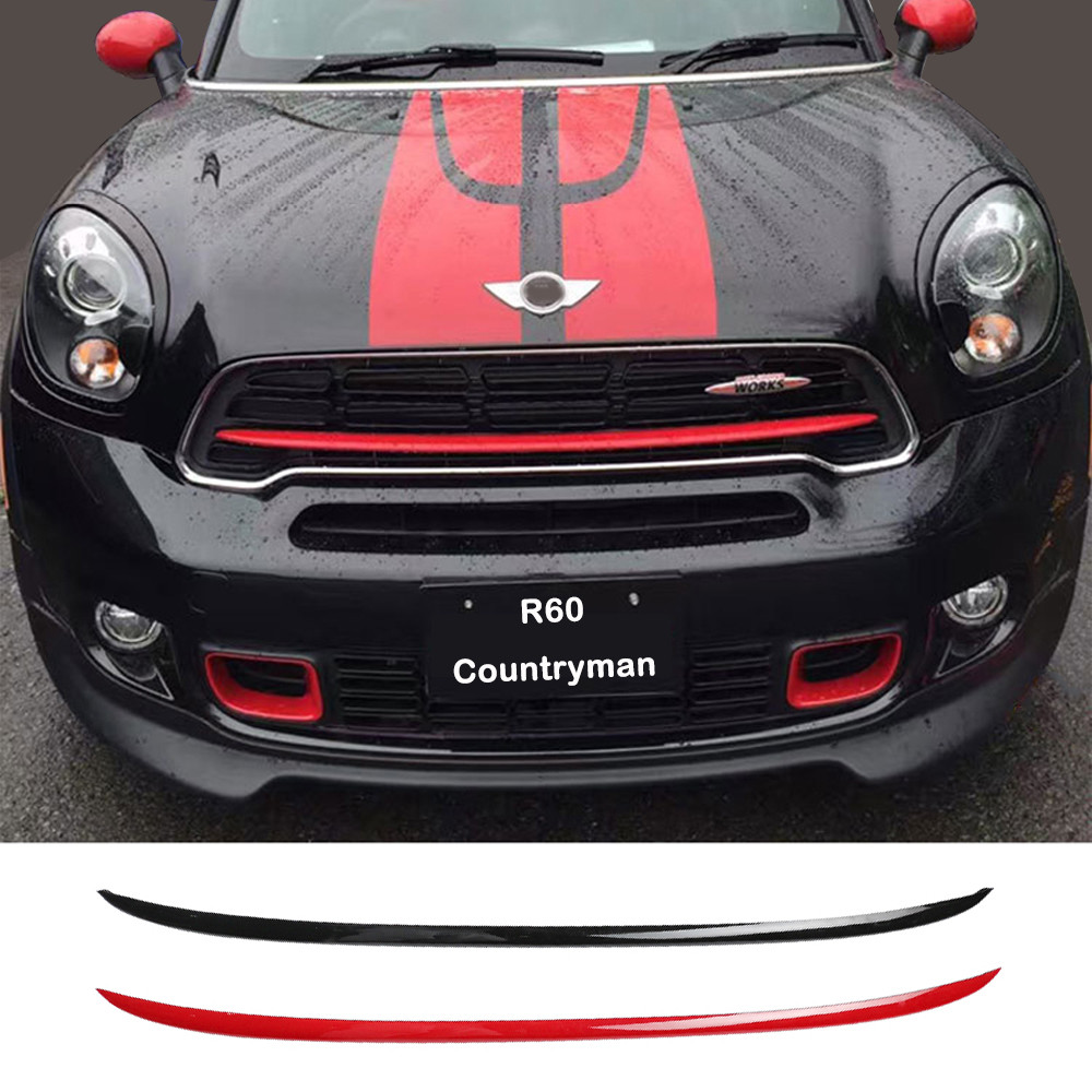 Car Front Grille Decoration Cover Case Radiator Grill Strip Trim ...
