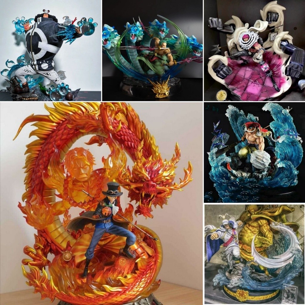 Mystery Box Blind Box One Piece Figure Kohza Luffy Gear 5 Zikisc Lucci ...