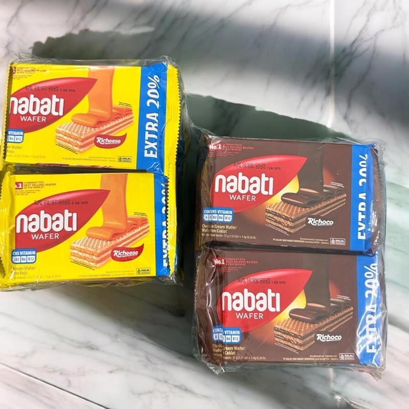 37gx10pek Richeese/Richoco Nabati Cheese/Chocolate Wafer | Shopee Malaysia
