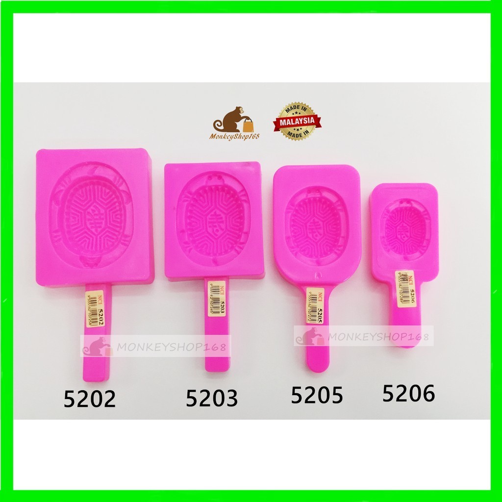 Acuan Kuih / Ang Ku Kueh / red tortoise mould 5206 5205 5203 5202 1pcs ...