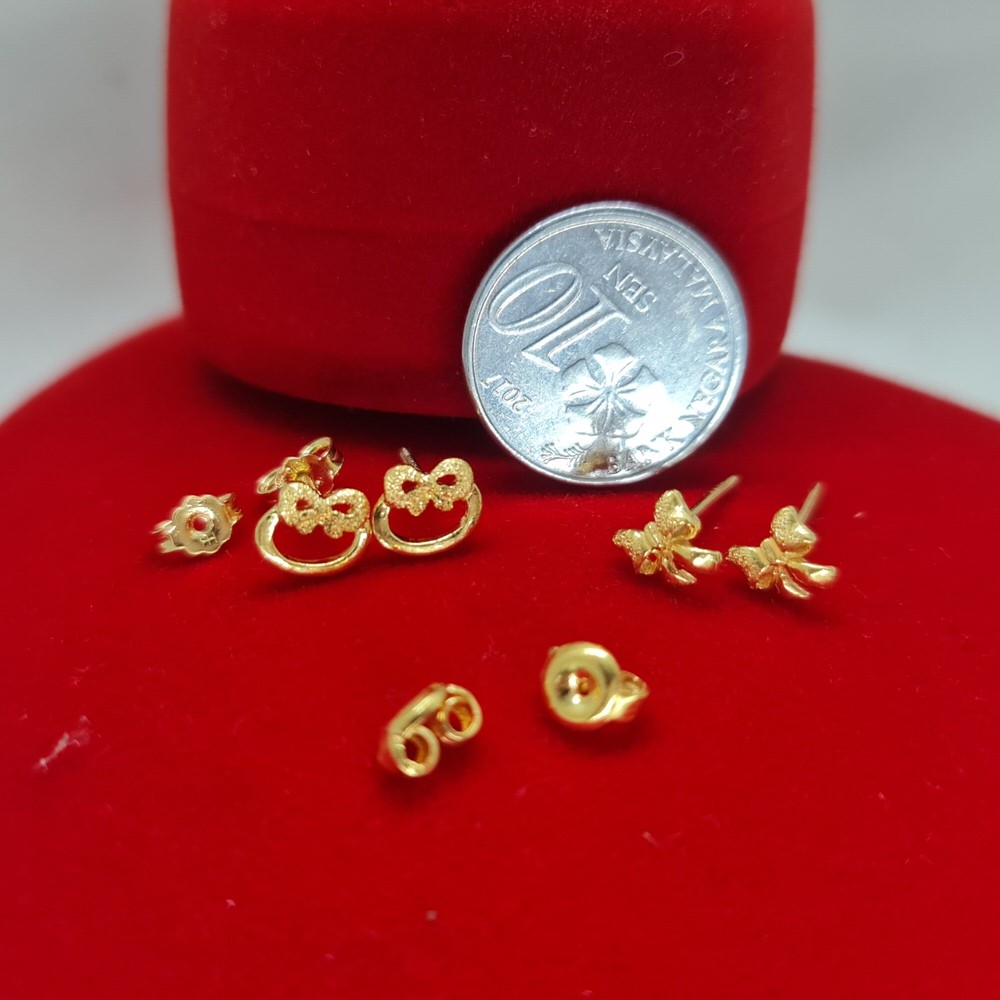 Emas916, Subang Paku Ribbon 6874 P477 | Shopee Malaysia