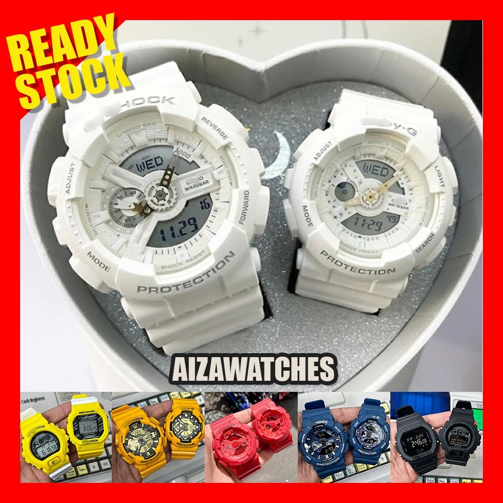 G SHOCK JAM TANGAN COUPLE SET - JAM LELAKI / JAM PEREMPUAN - COUPLE SET ...