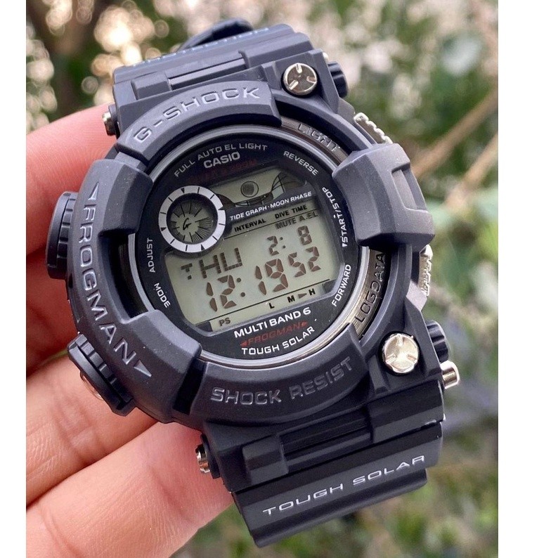 Jam G shock Frogman GWF1000 Tide Graph Autolight Jam Tangan G shock Jam ...