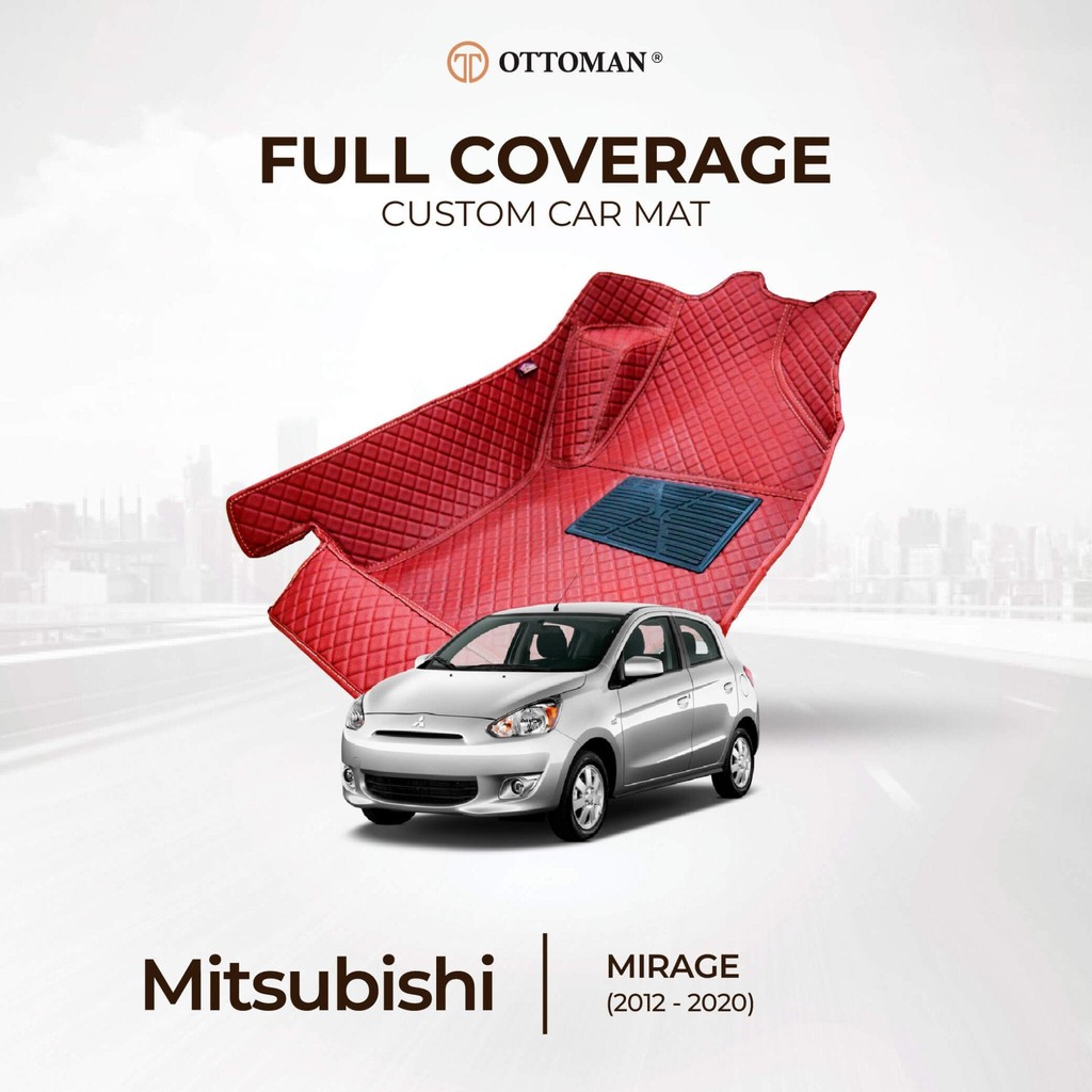 Ottoman Car Mat - Mitsubishi Mirage (2012-2020) | Shopee Malaysia