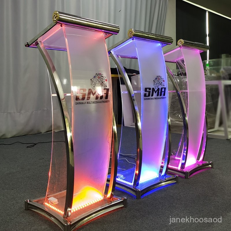 Contact seller/Crystal Transparent Acrylic Podium Evening Party Hotel ...