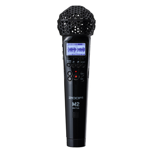 Zoom 2-track recorder with 32-bit float recording, handheld microphone ...