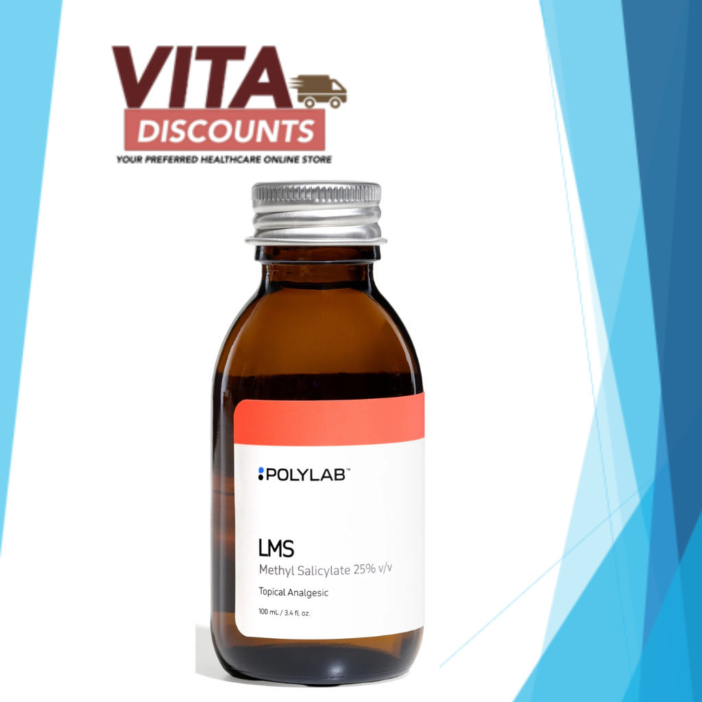 POLYLAB LINIMENT METHYL SALICYLATE LMS 25%V/V SOLUTION 100ML EXP07/2026 ...