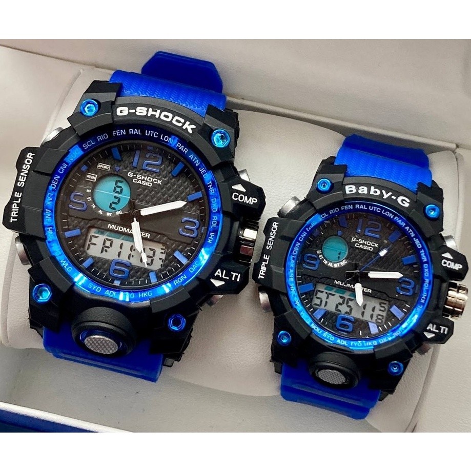 JAM COUPLE G SHOCK COUPLE MUD MASTER BABY G (JAM COUPLE LELAKI ...