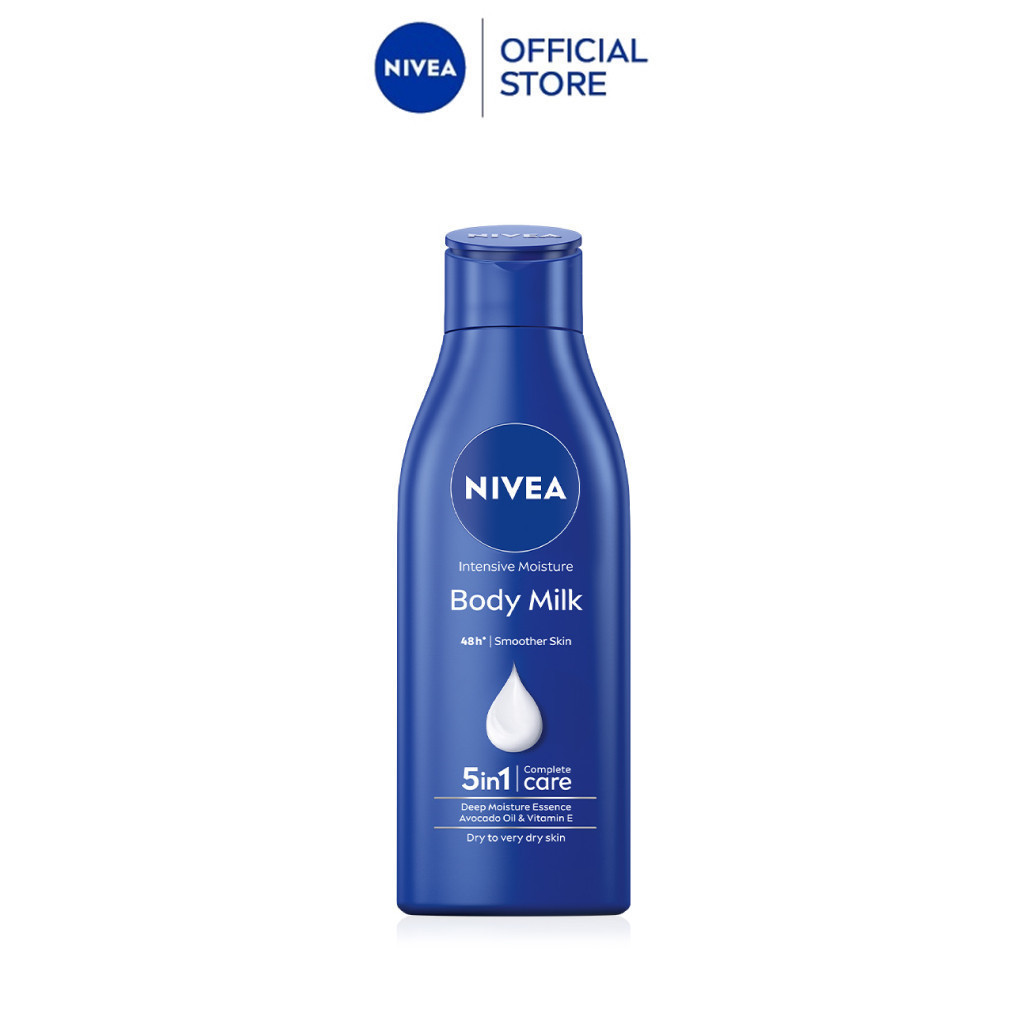 NIVEA Rich Nourishing Body Milk 125ml | Dry Skin Intensive Care 72H ...